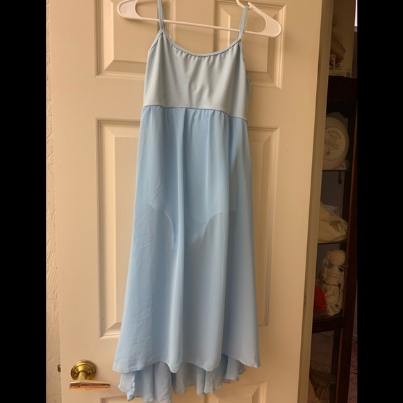 Body Wrappers | Other | Baby Blue Body Wrapper With Flowy Skirt | Poshmark